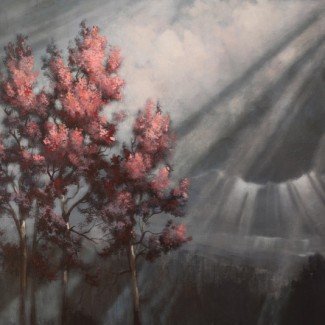 Catching Rays of Light - An Acrylic Painting Lesson (2 - Dramatic Sky ...